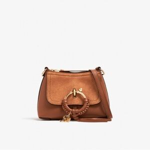 See By Chloe | Bags | New See By Chlo Joan Mini Zip Leather Crossbody Bag In Caramello | Poshmark